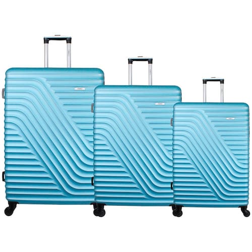 Conjunto de Malas para Viagem Yins Brasil YS21087A com 3 peças em ABS e ... Conjunto de Malas para Viagem Yins Brasil YS21087A com 3 peças em ABS e ...