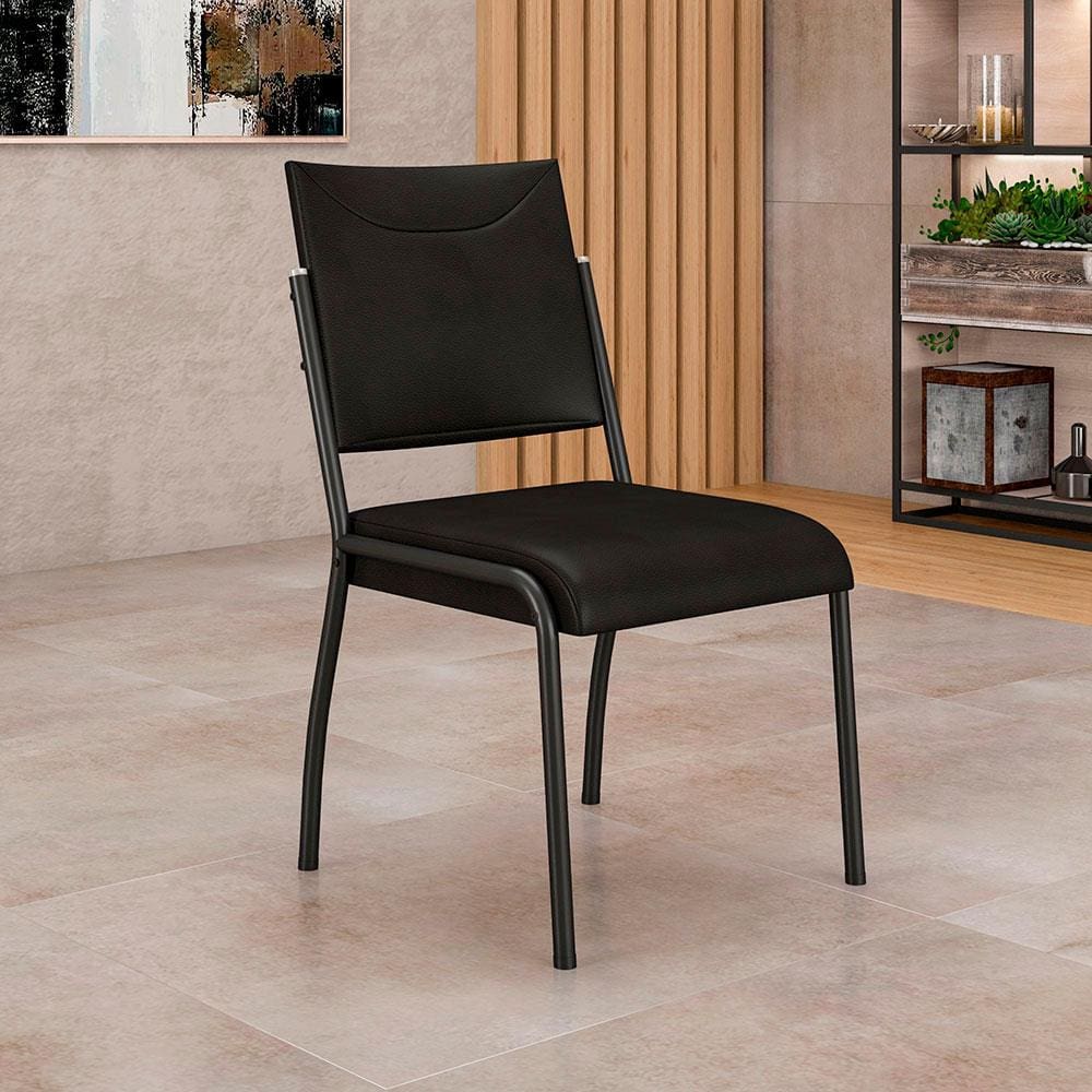 Cadeira de Jantar Fabone Dora com Revestimento em | Ponto