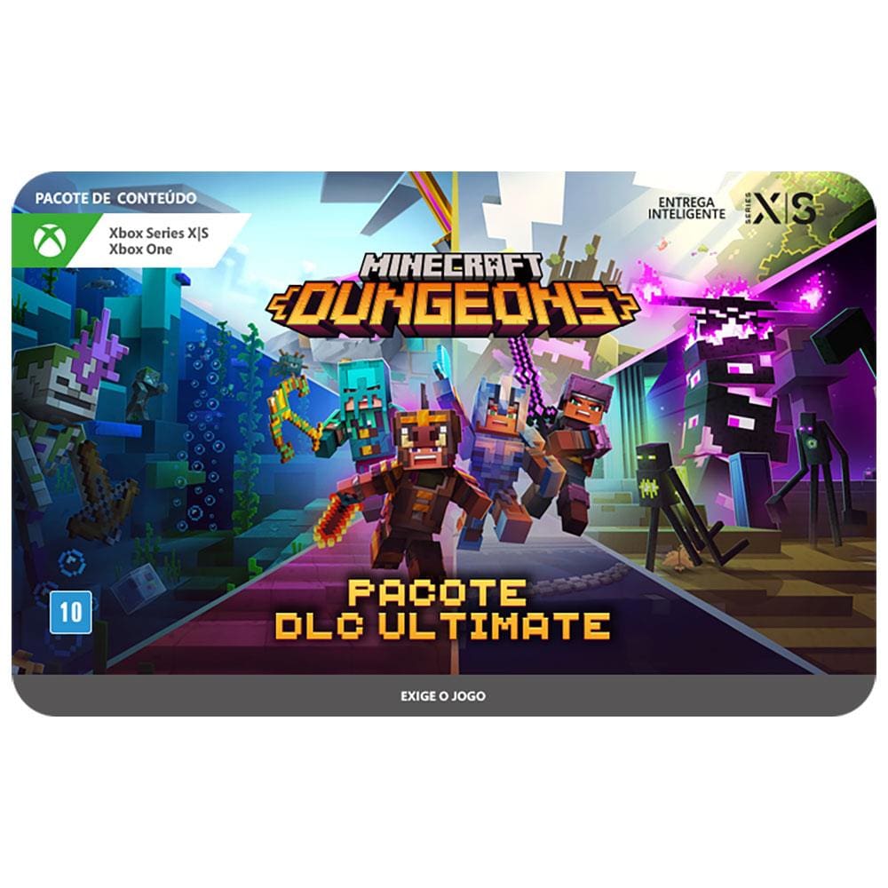 Gift Card Digital Minecraft Dungeons: Ultimate | Ponto