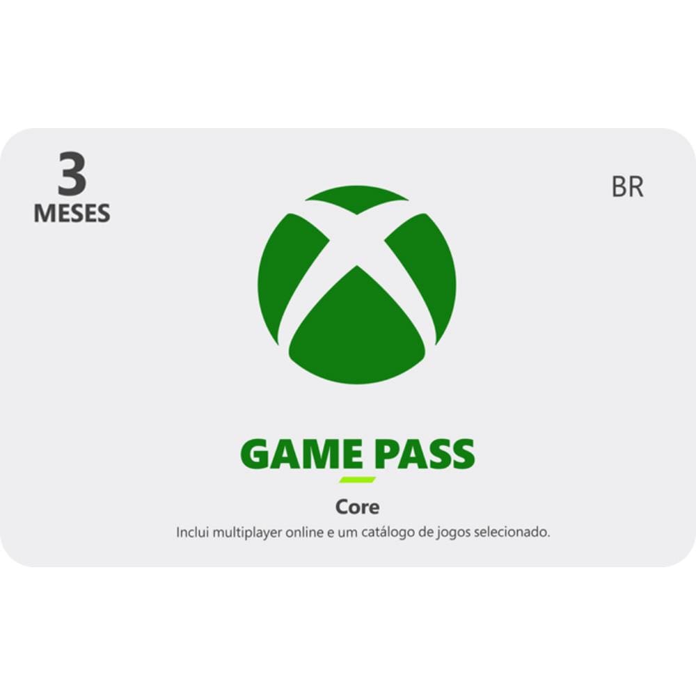 Gift Card Digital Xbox Game Pass | Ponto